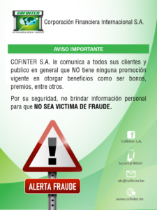 COFINTER – La Financiera Sólida y Solvente